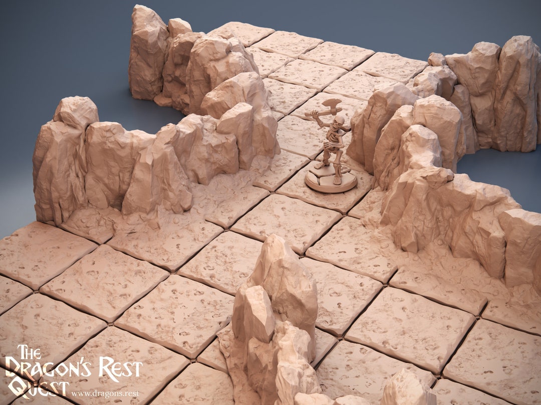 Fantasy Modular Magnetic Cavern Kit by the Dragons Rest, Miniature ...