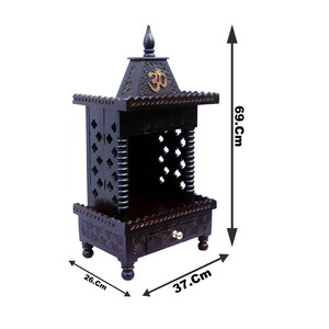 Teak Wood Hand Carved Mandir Folding Style# 9034 - Etsy