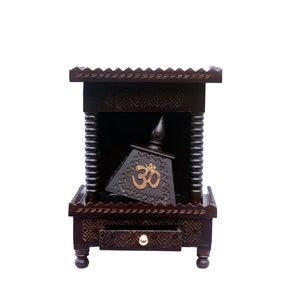 Teak Wood Hand Carved Mandir Folding Style# 9034 - Etsy
