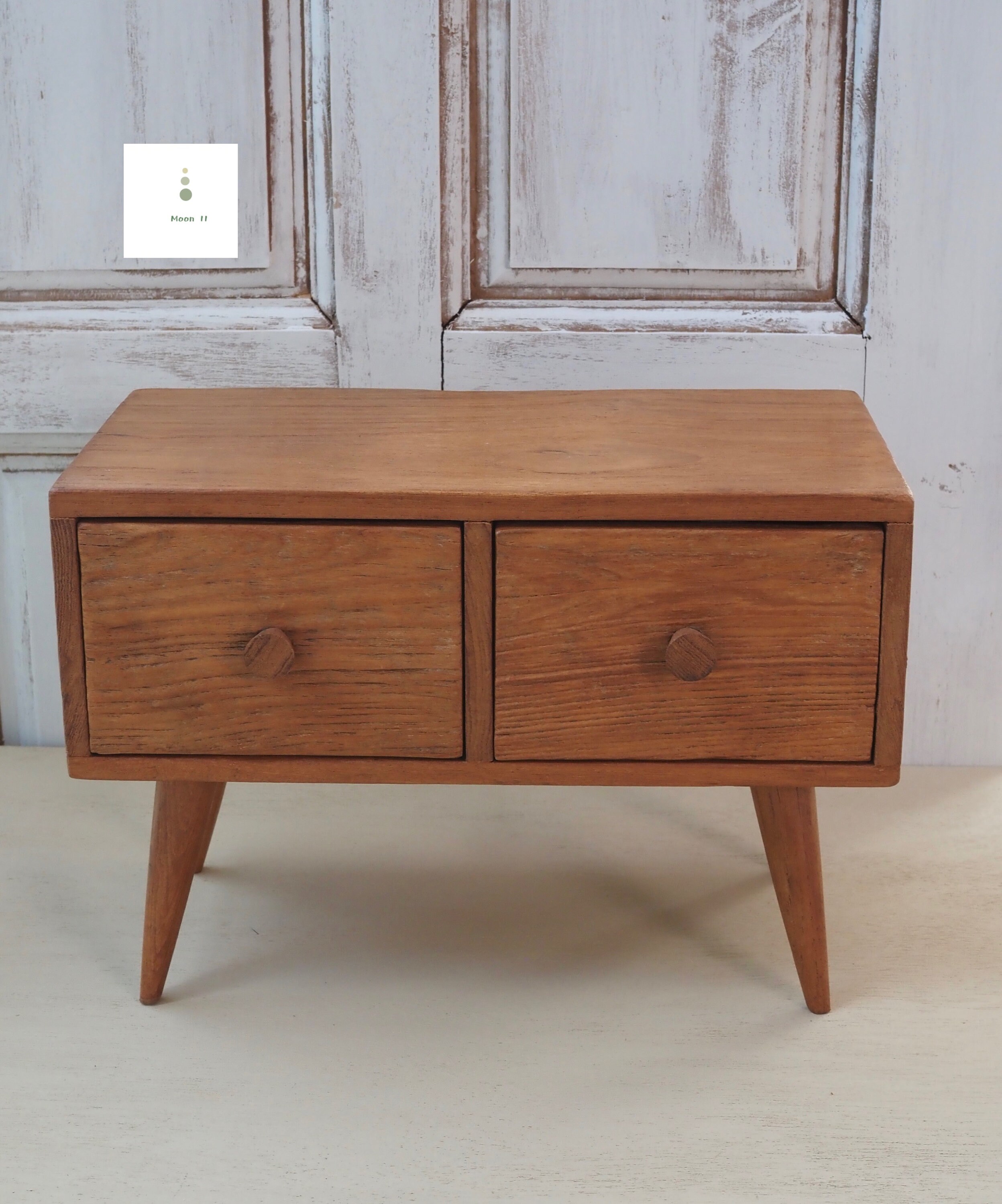 Desktop Retro Storage Teakwood 01 Jewelry Storage Cabinet rustic Wooden ...