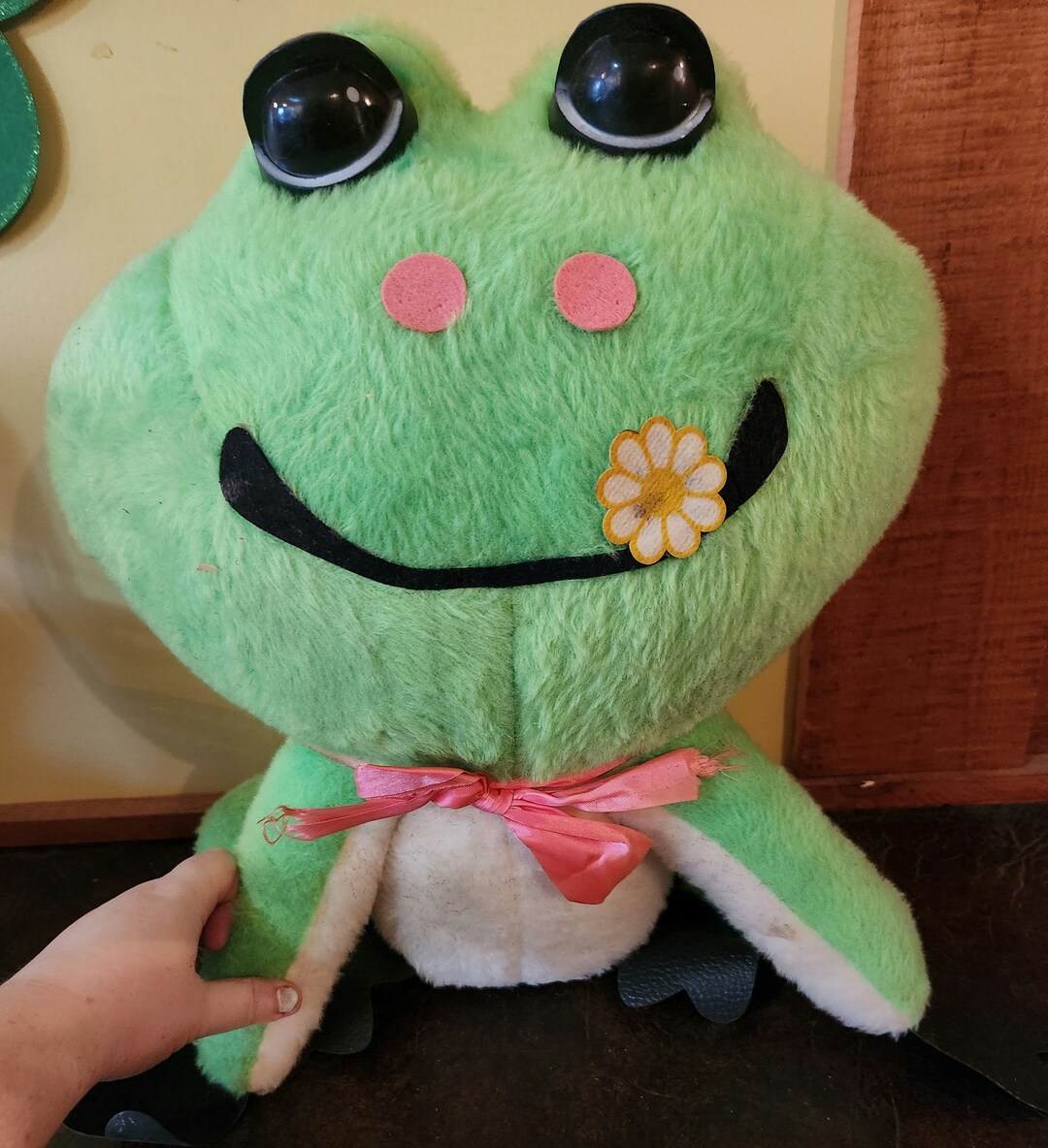 Vintage 1960s Genie Toys Inc. Carnival Frog Plush - Etsy