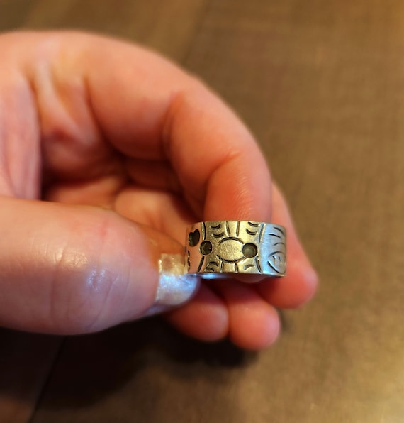 Taxco mexico band ring - Gem Taxco mexico band ring - Gem