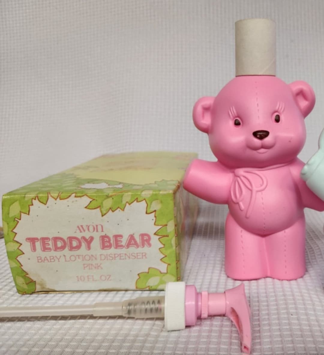 Avon 1981 Pink Teddy Bear Baby Lotion Dispenser - Etsy