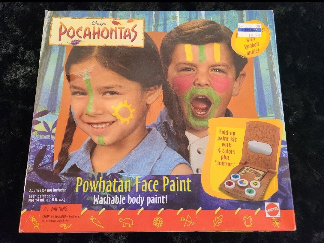 Disney's Pocahontas 1995 Powhatan Face Paint Kit - Etsy