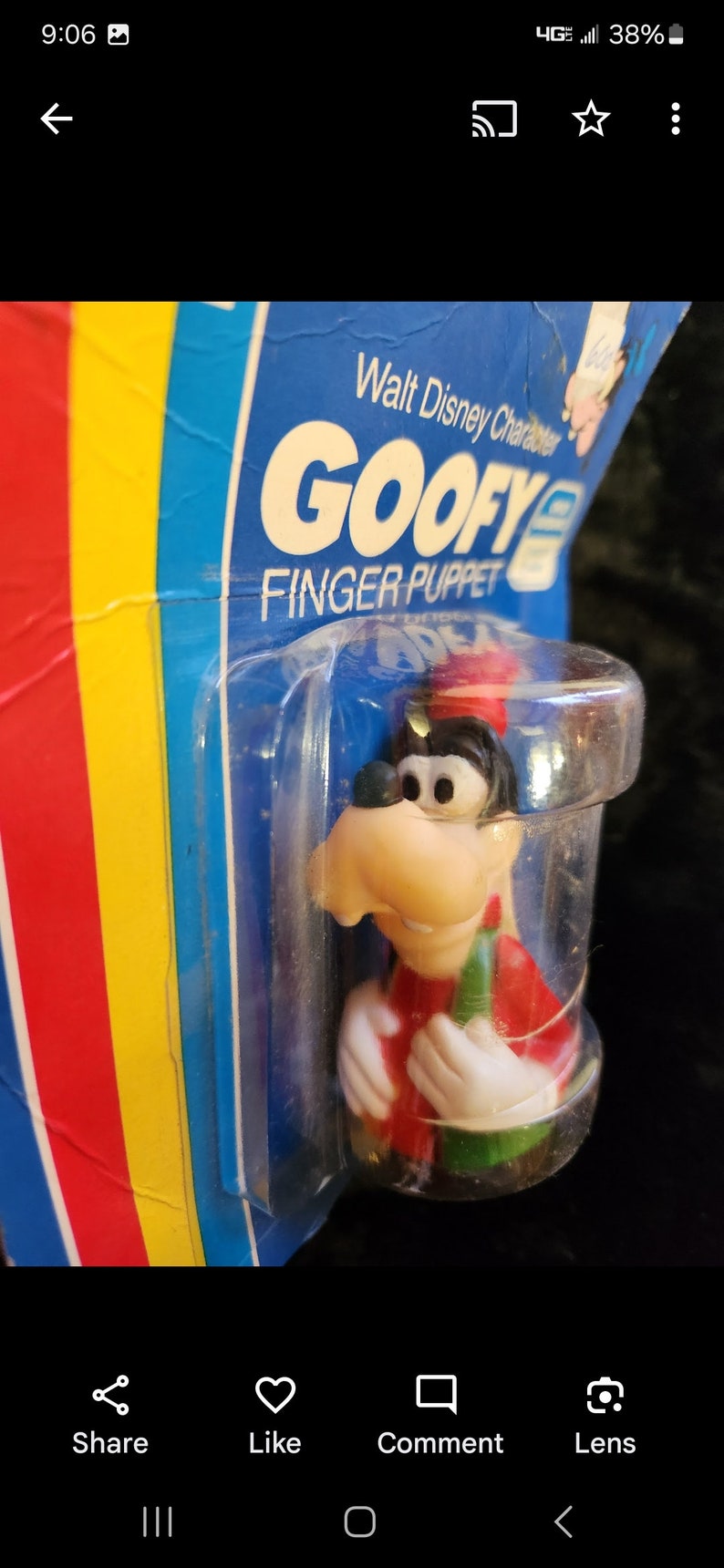 Vintage Walt Disney Rubber Goofy Finger Puppet - Etsy