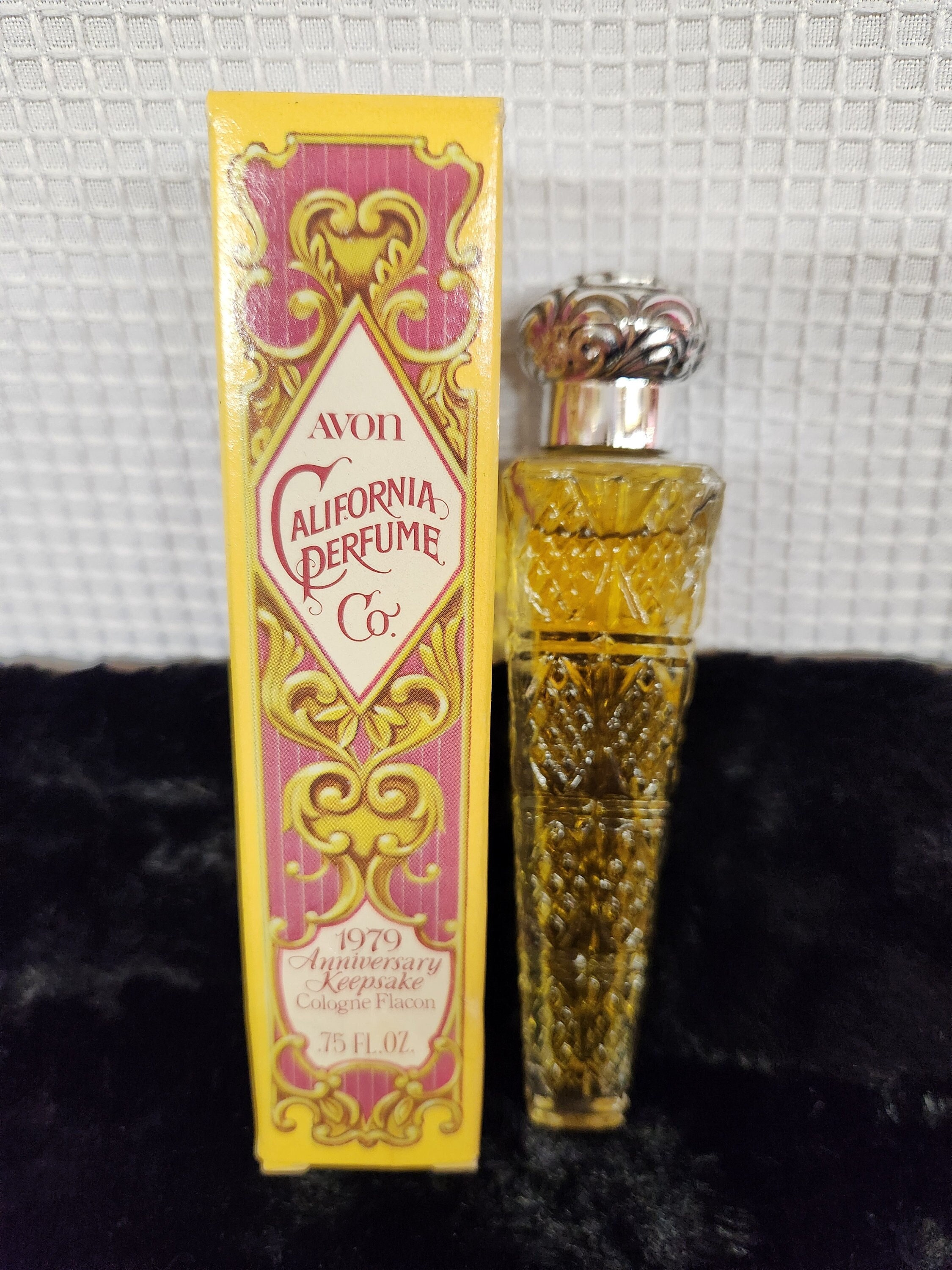 Avon California Perfume 1979 Anniversary Cologne Flacon Bottle - Etsy