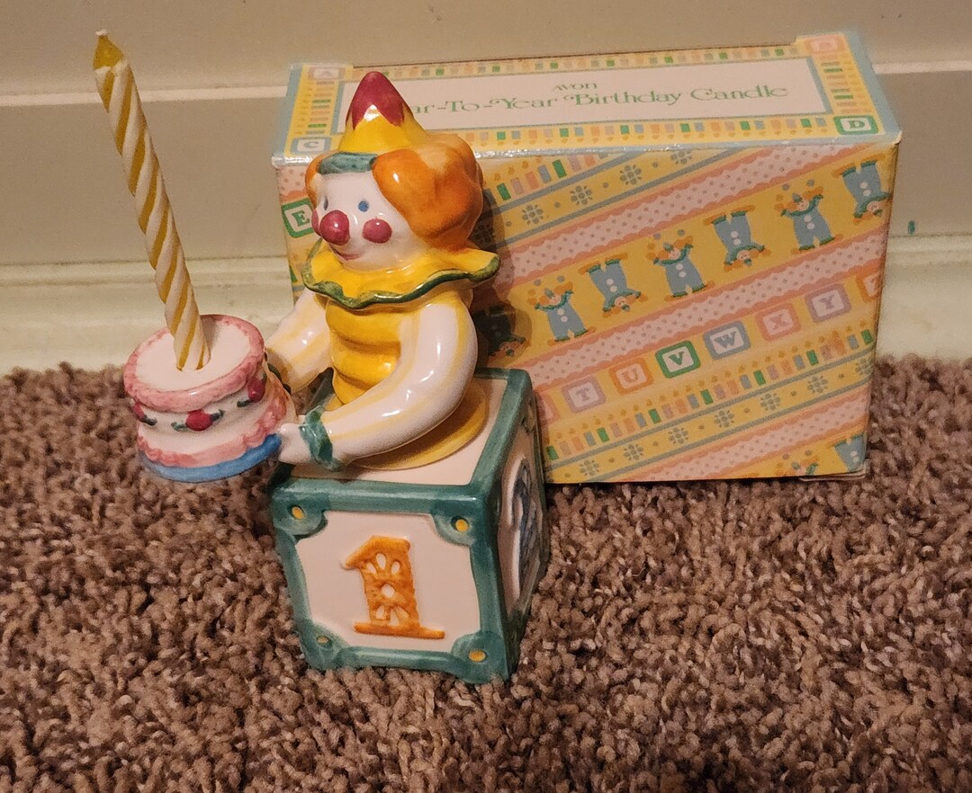 Avon 1983 Ceramic Year to Year Birthday Candle Holder - Etsy