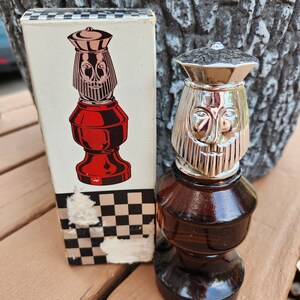 Set of Chess Avon Cologne Bottles - Etsy