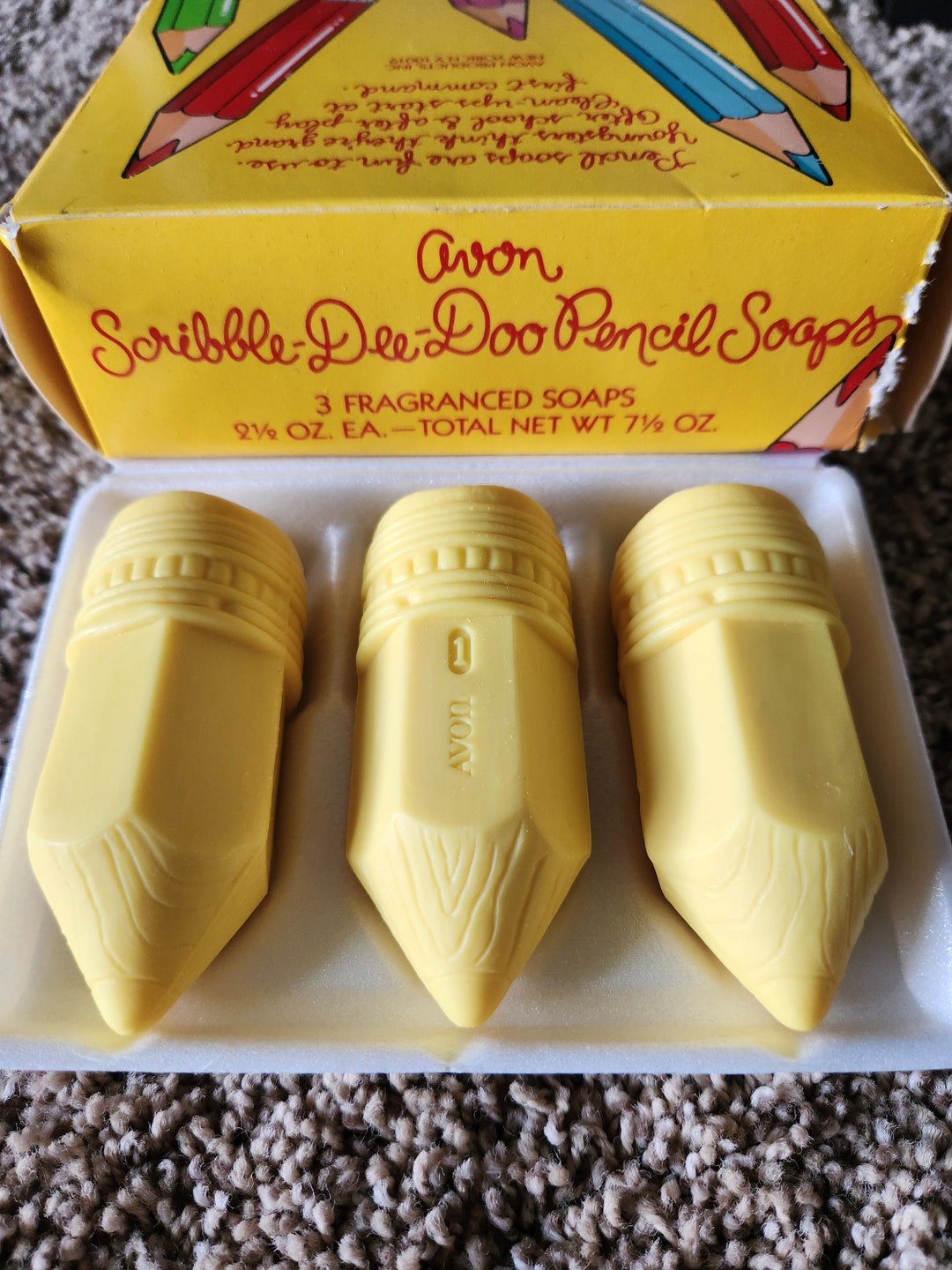 Avon Scribble Dee Doo Pencil Soaps - Etsy