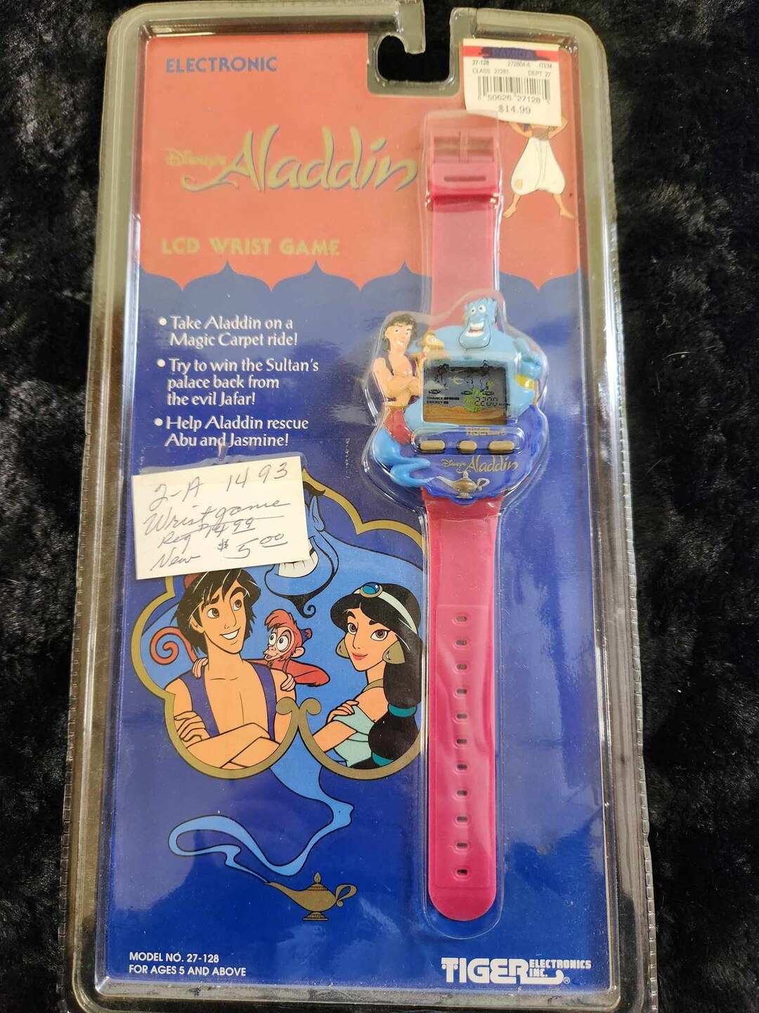 Tiger Electronics Disney's Aladdin LCD Wrist Game 1993 - Etsy