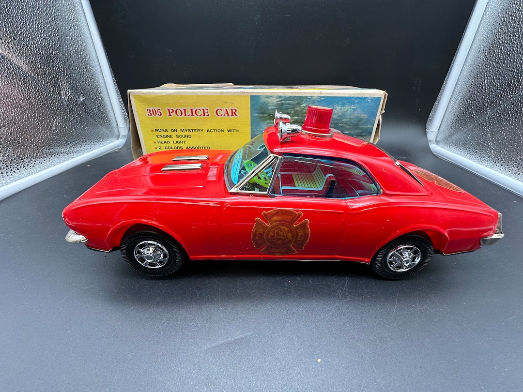 1967: 305 Police Fire Car W/ Box - Etsy