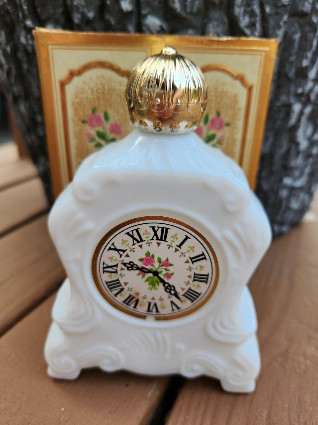 Set of Avon Clock Cologne Bottles - Etsy