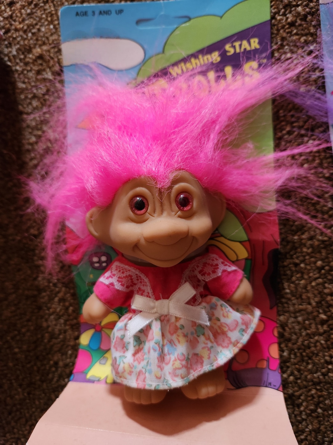 Wishing Star Troll (pink Hair) - Etsy