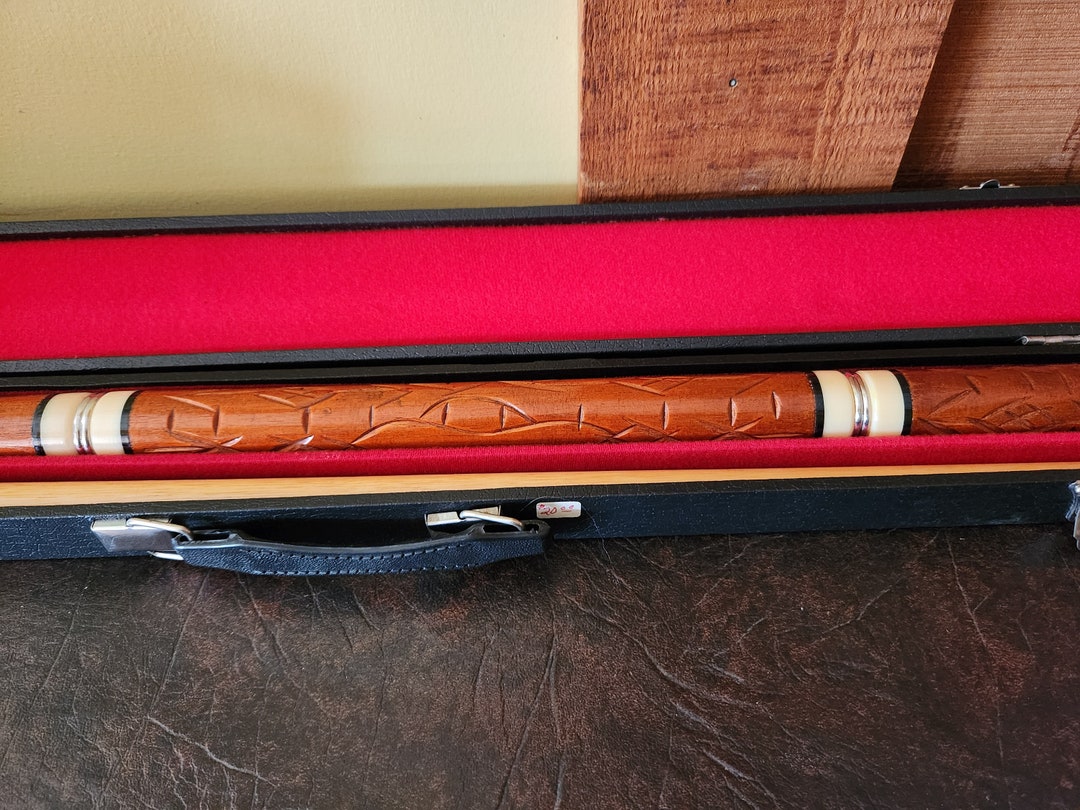 Vintage 1960s 3 Part Billard Cue With Wooden Case - Etsy