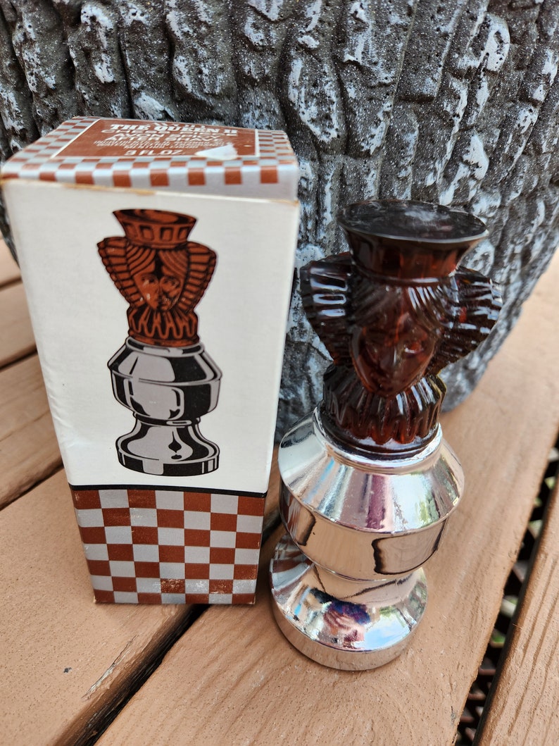 Set of Chess Avon Cologne Bottles - Etsy