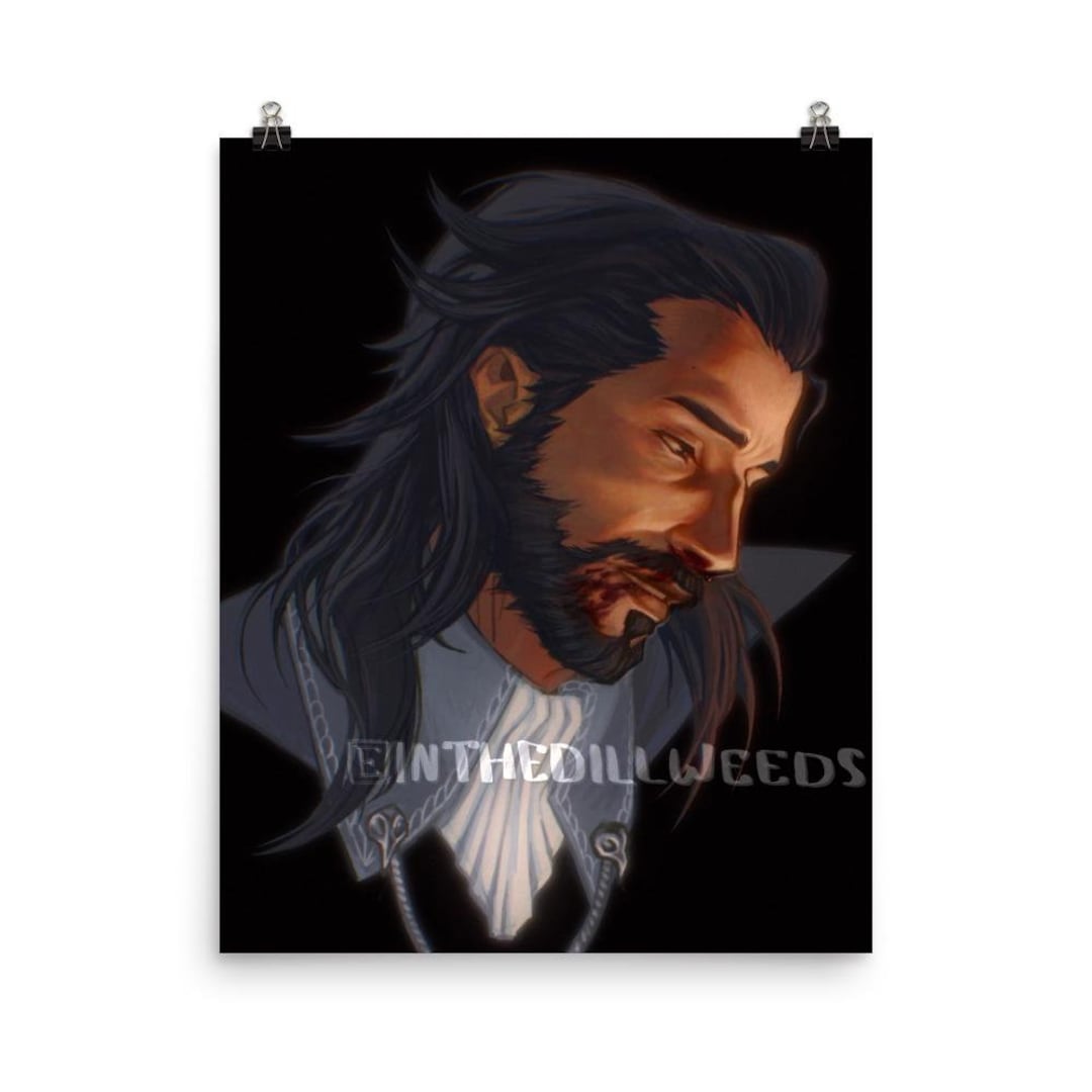 Lucanis Dellamorte Portrait #2 Dragon Age the Veilguard Fan Art Wall ...
