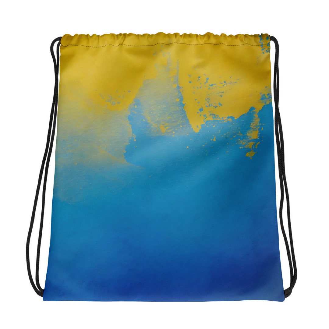 Paint Splatter 20 Printed Drawstring Bag Expressive - Etsy