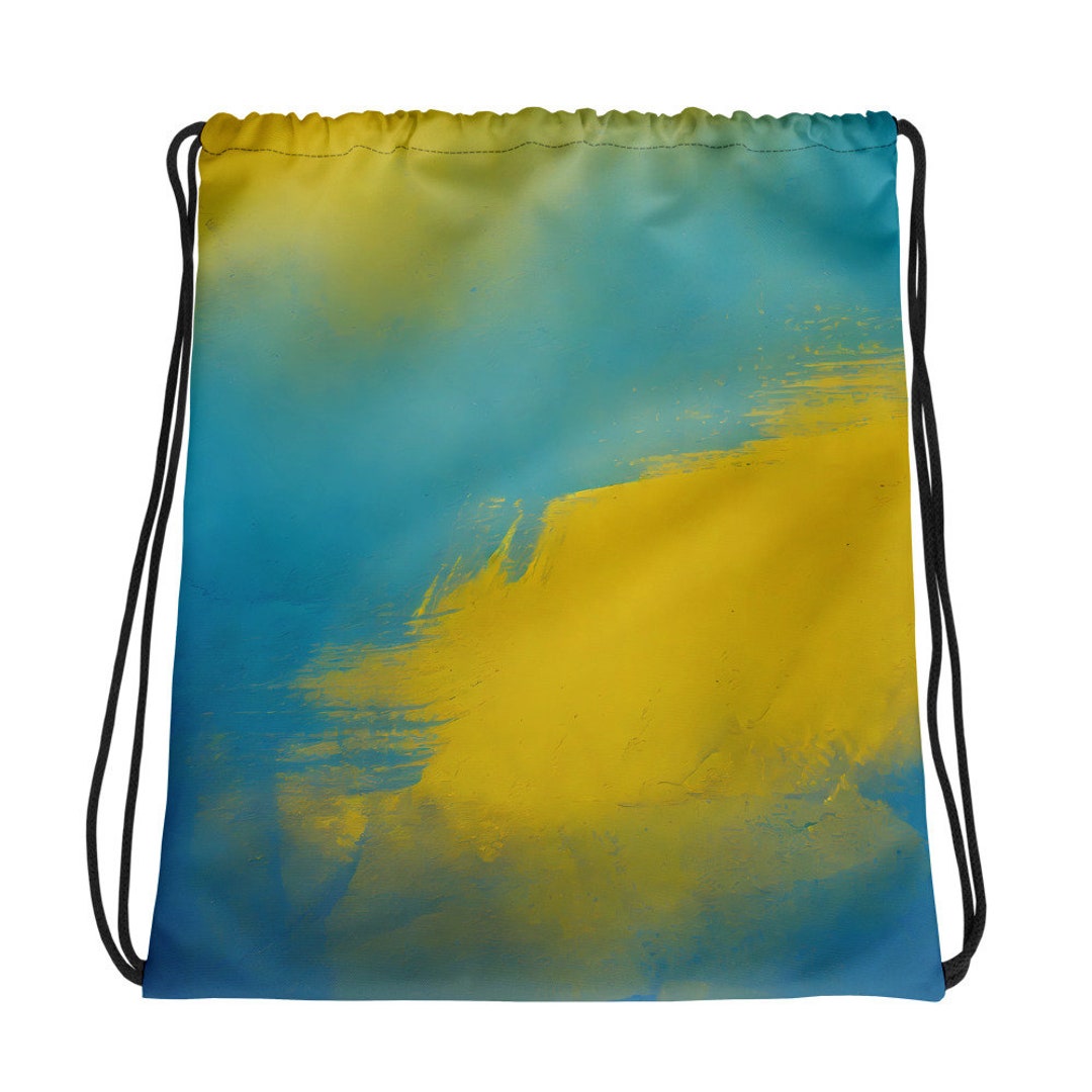 Paint Splatter 18 Printed Drawstring Bag Expressive Elegance: Limited ...