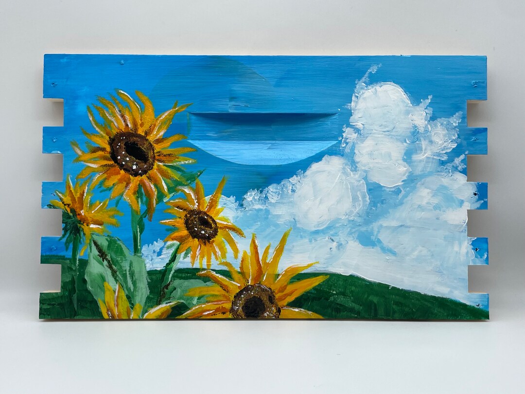 Hand-painted Bee Panel - Etsy