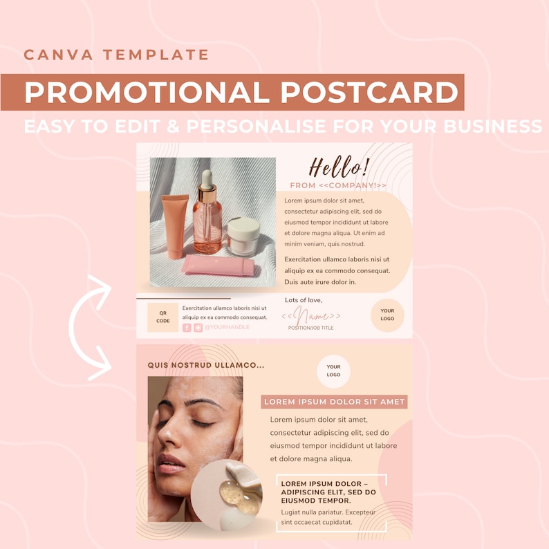 Promotional Postcard, Business Postcard, Small Business Templates ...