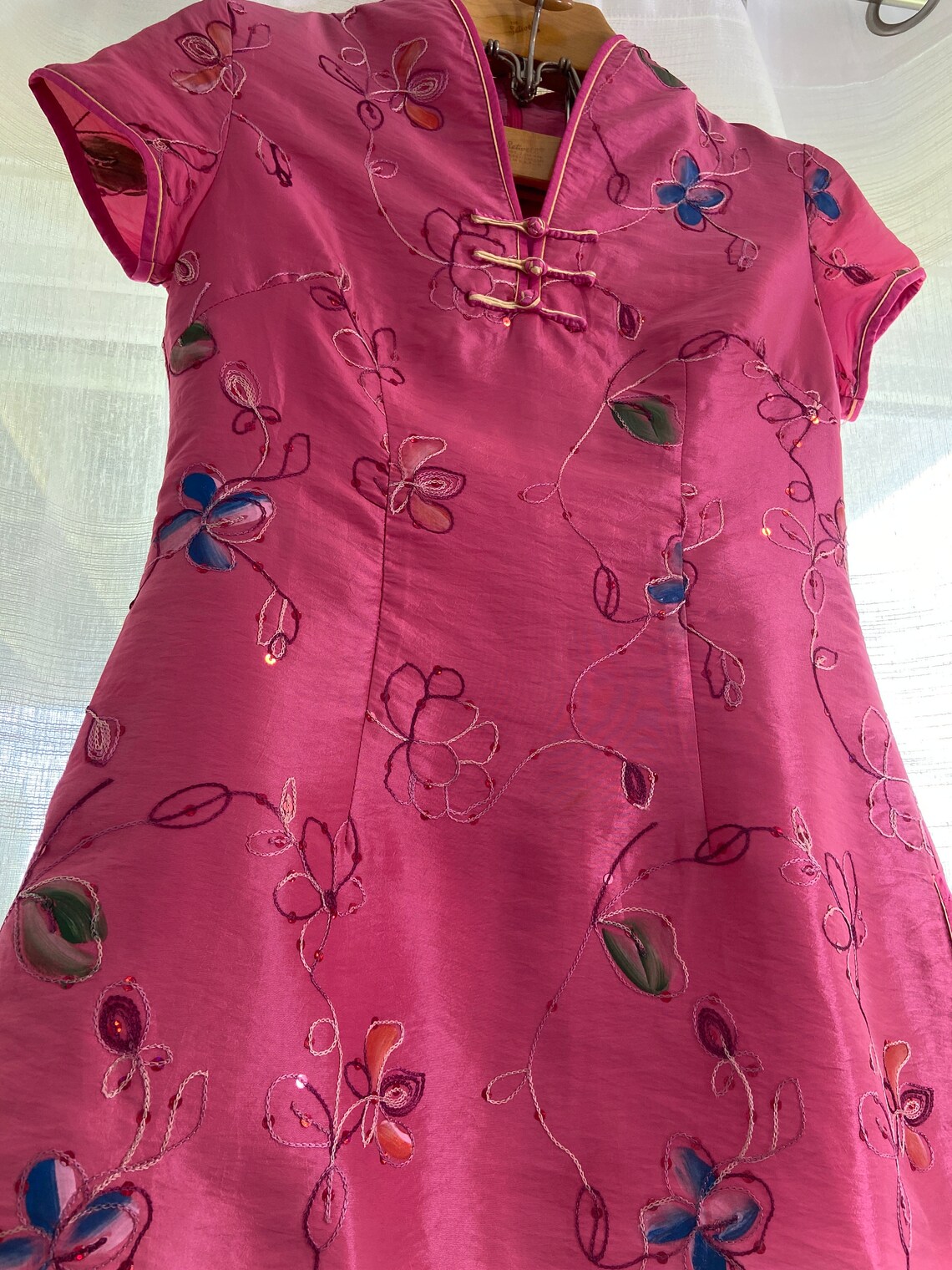 Vintage Qipao Top Must Have Do Not Miss Pink With High Quality Making ...