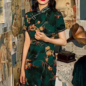 Beautiful Chinese Classic Qipao XL US S - Etsy