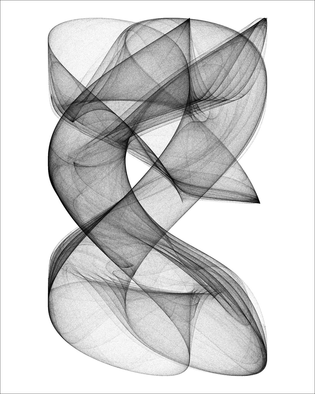 Tangled Infinity V1 - Generative Abstract Art - Etsy