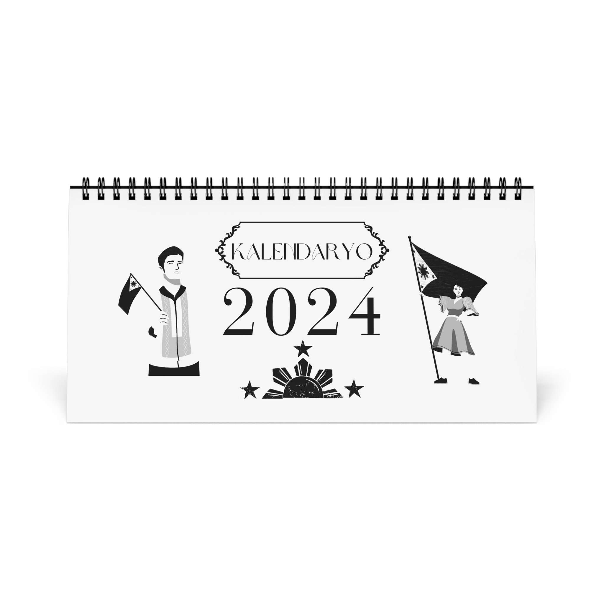 Filipino Calendar Kalendaryo in Tagalog - Etsy