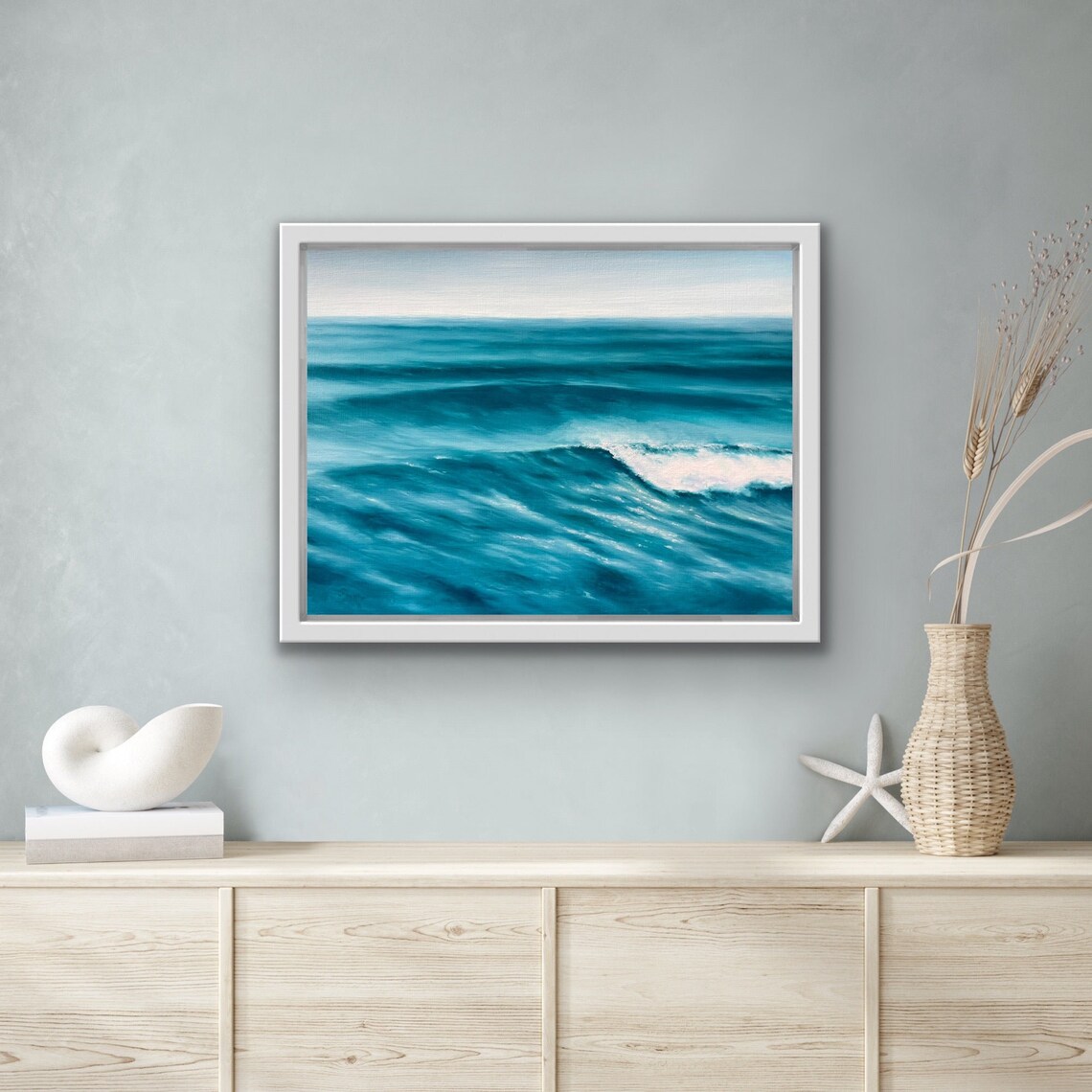 Blue Wave Prints - Etsy