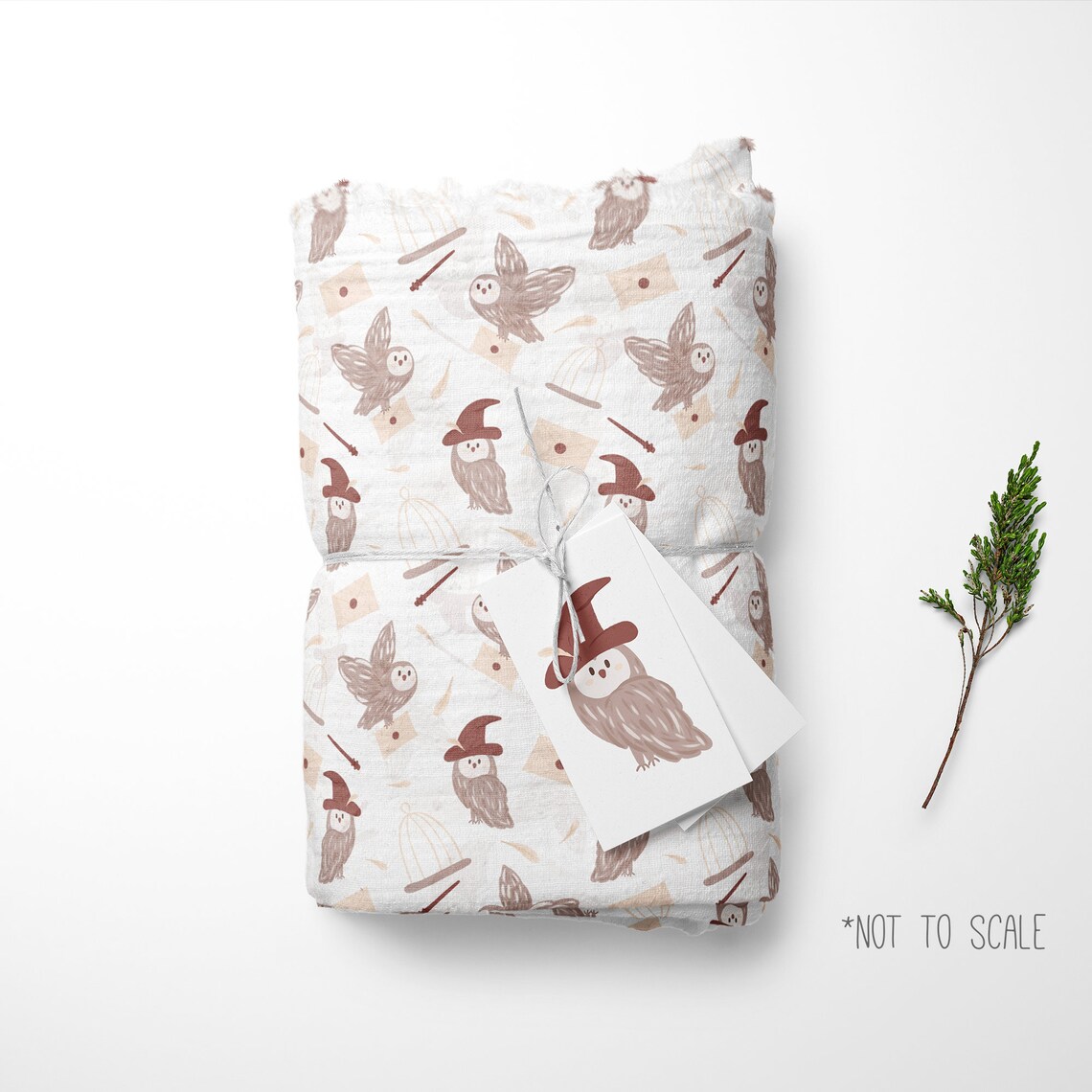 Magic Owl, Wizard and Witch Fabric Design, Children's Digital Seamless ...