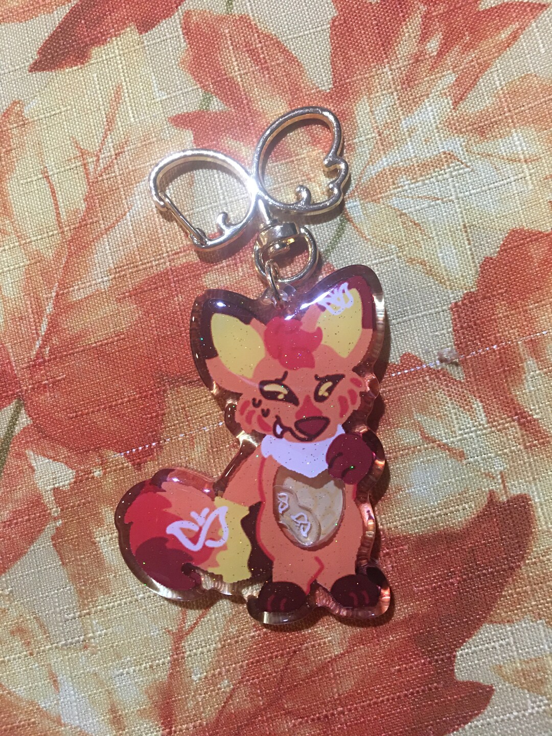 PREORDER Twist Fox ADHD Butterflies in Tummy Shaker Keychain - Etsy