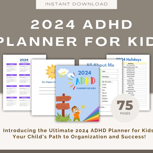 Adhd Planner Printable - Etsy
