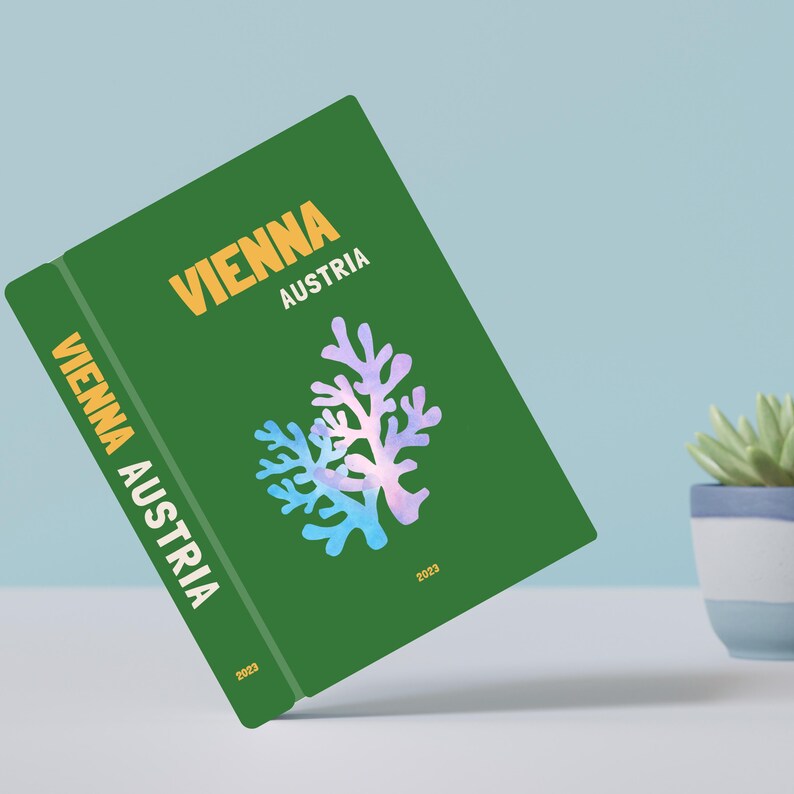 Vienna Photobook Template, Travel Photobook, Memory Book, Editable ...
