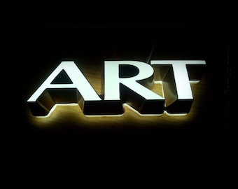 Custom Backlit Sign Laser Cut Sign Metal Sign Outdoor Business Sign ...