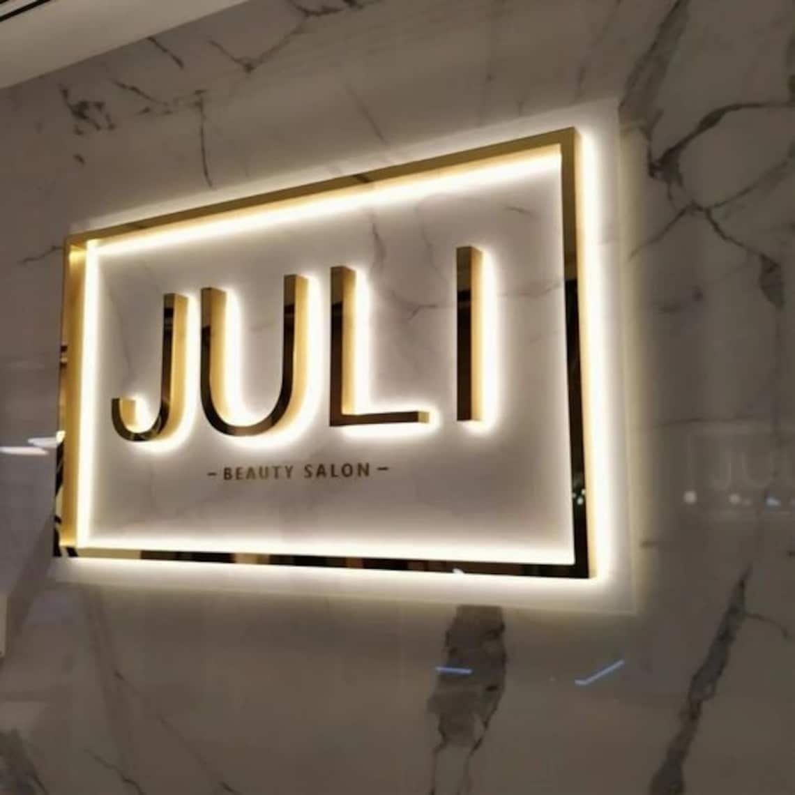 Custom Backlit Sign Laser Cut Sign Metal Sign Outdoor Business Sign ...