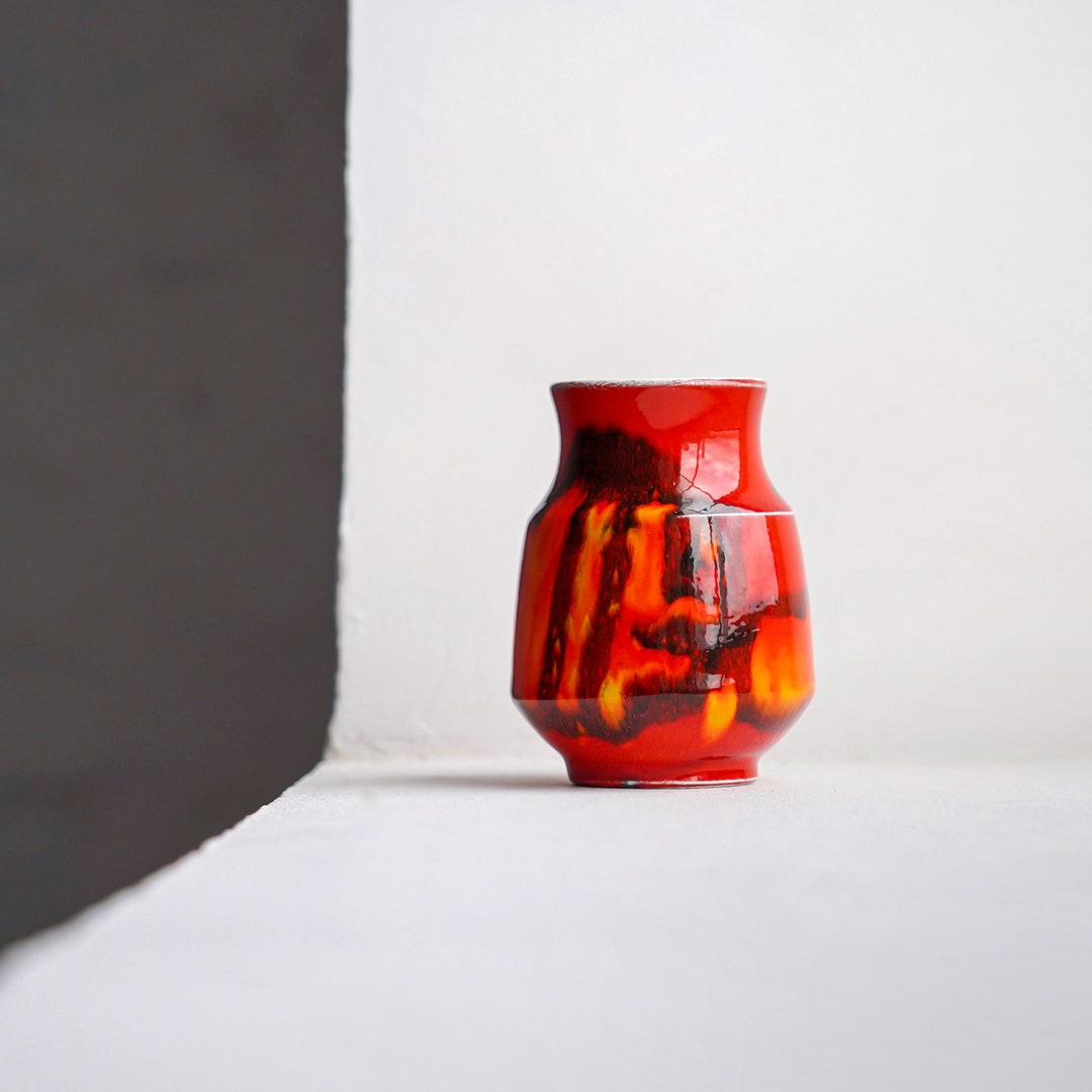 Poole Pottery Vase, Delphi Pattern by Carol Cutler. 1970s English Mid ...