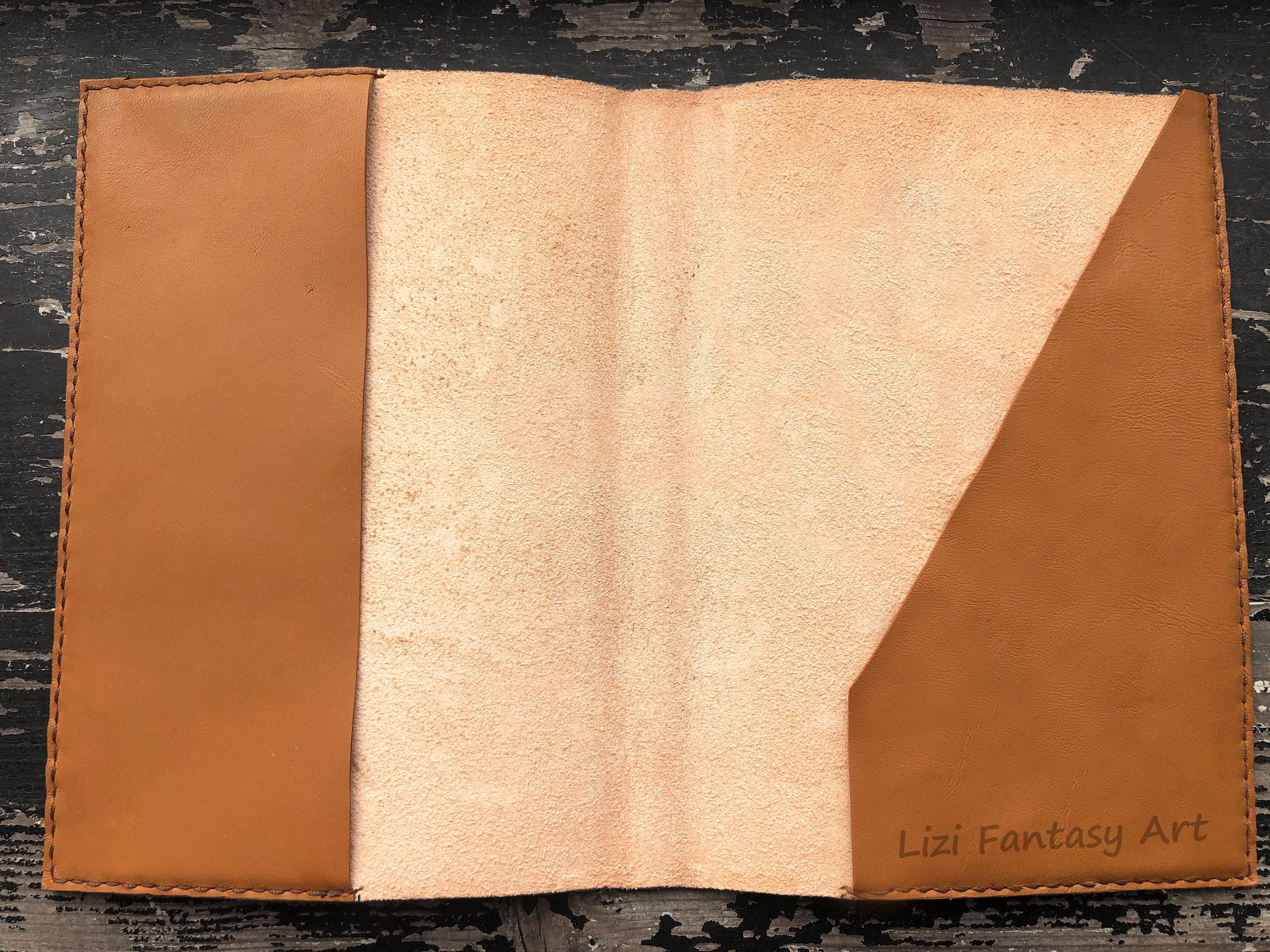 Hand Embossed Leather Book Cover, Personalized Refillable Sketchbook ...