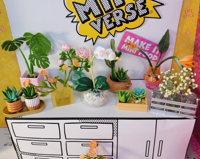 Spring Plants & Flowers Miniverse Mini's, Assorted - Etsy