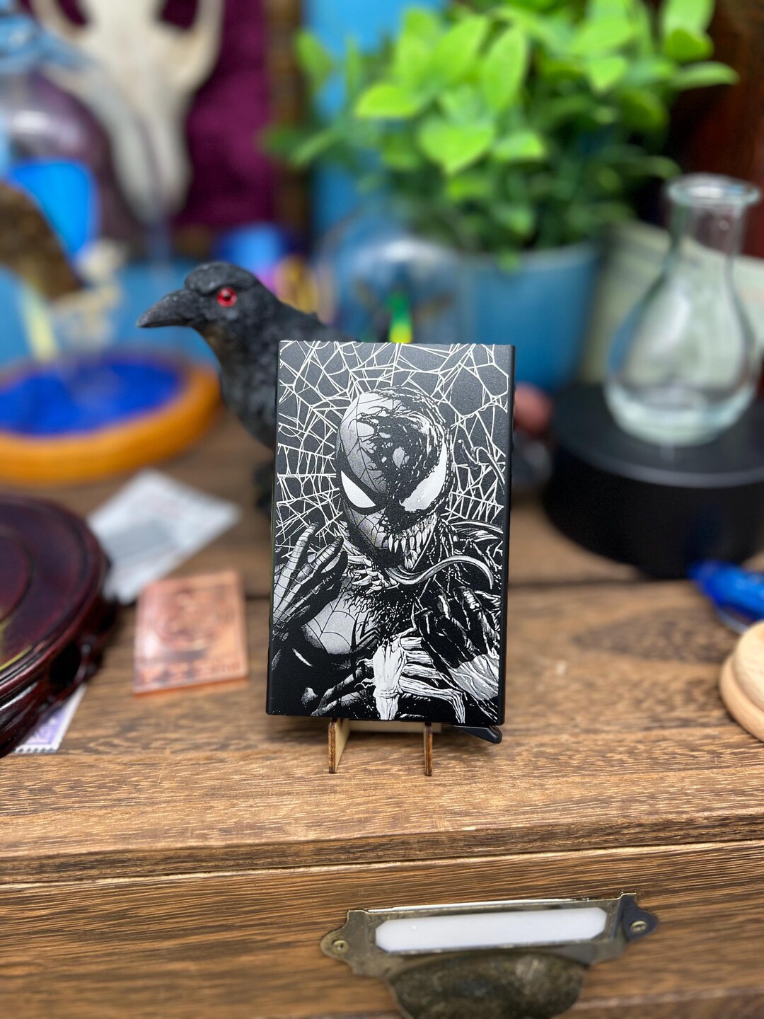 Custom Engraved Minimalist Wallet With Spider-man Miles Morales RFID ...