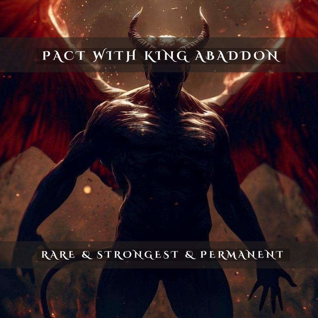Pact With Abaddon, Negative Energy and Black Magic Destroyer Demon ...