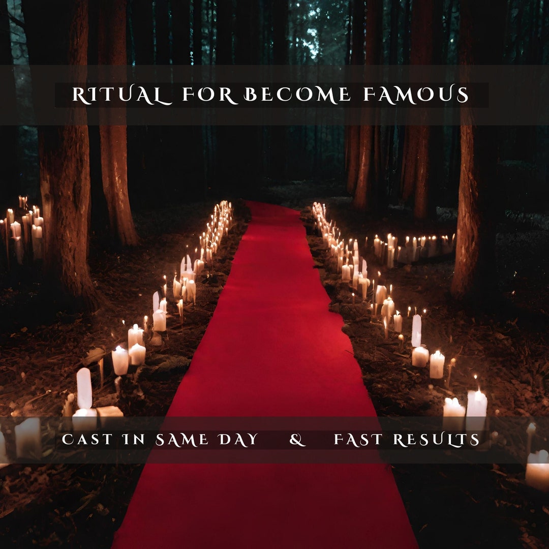 Extreme Fame Spell Become Famous Spell Popularity Magic - Etsy