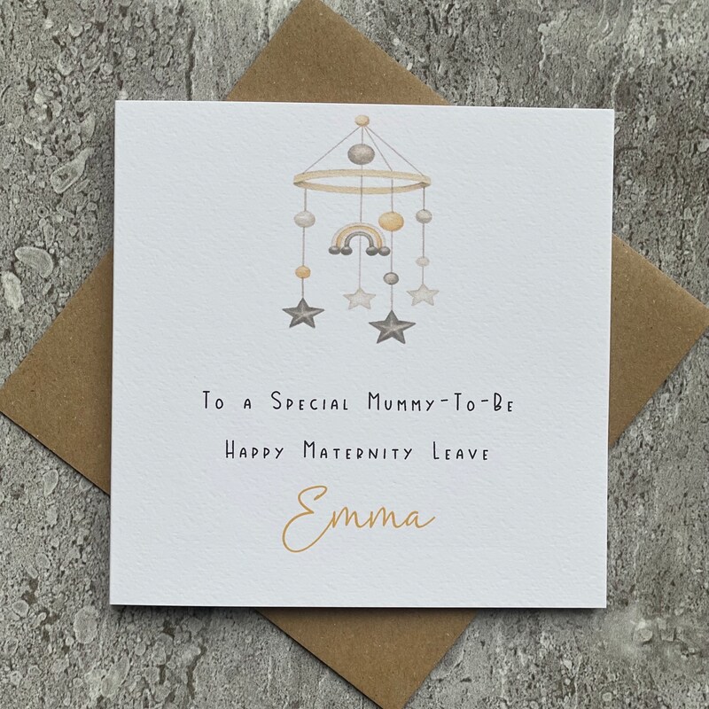 Maternity Leave Card - Etsy UK
