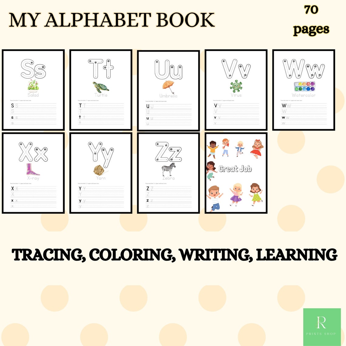 ABC Adventure: Interactive Alphabet Workbook for Kids - Preschool ...