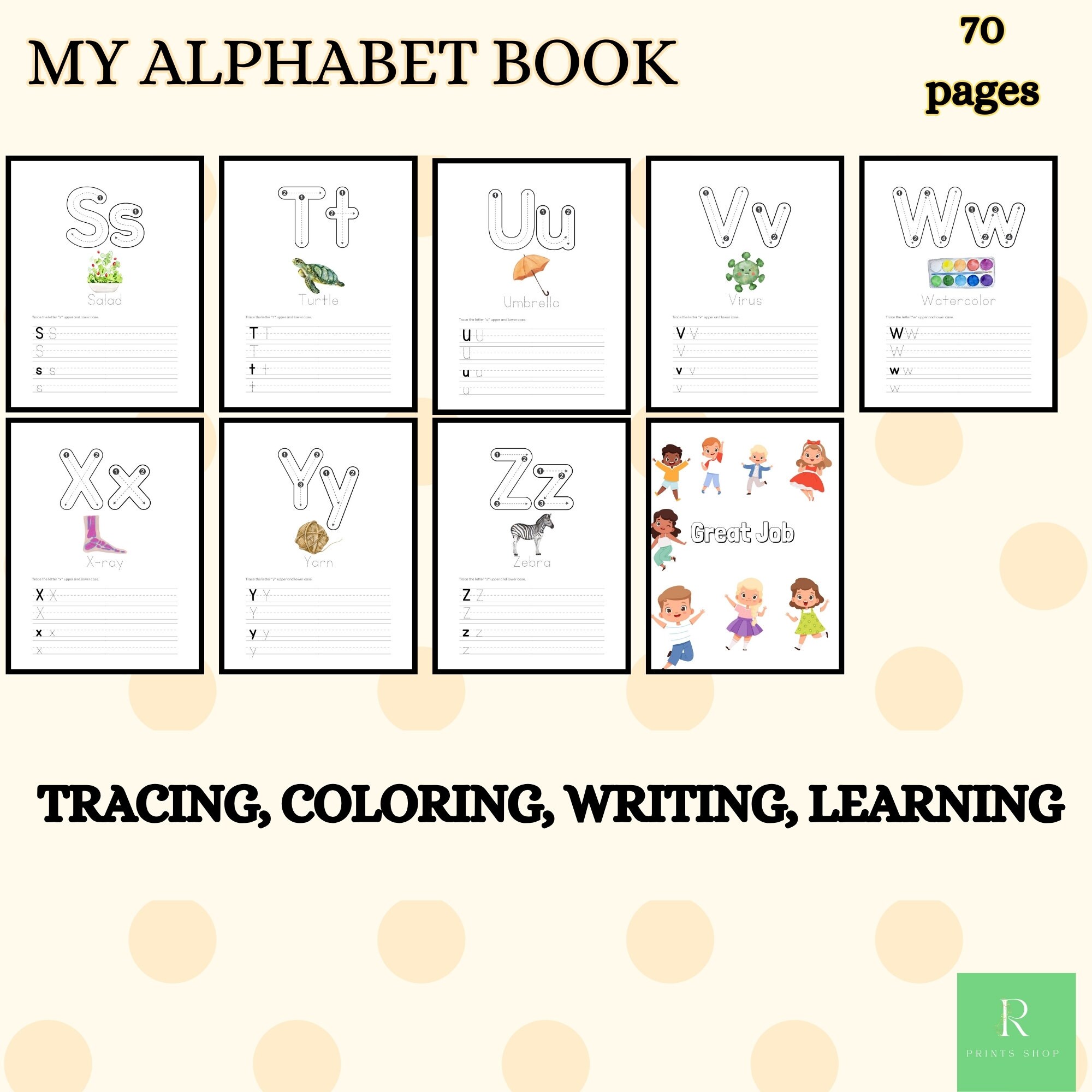 ABC Adventure: Interactive Alphabet Workbook for Kids - Preschool ...