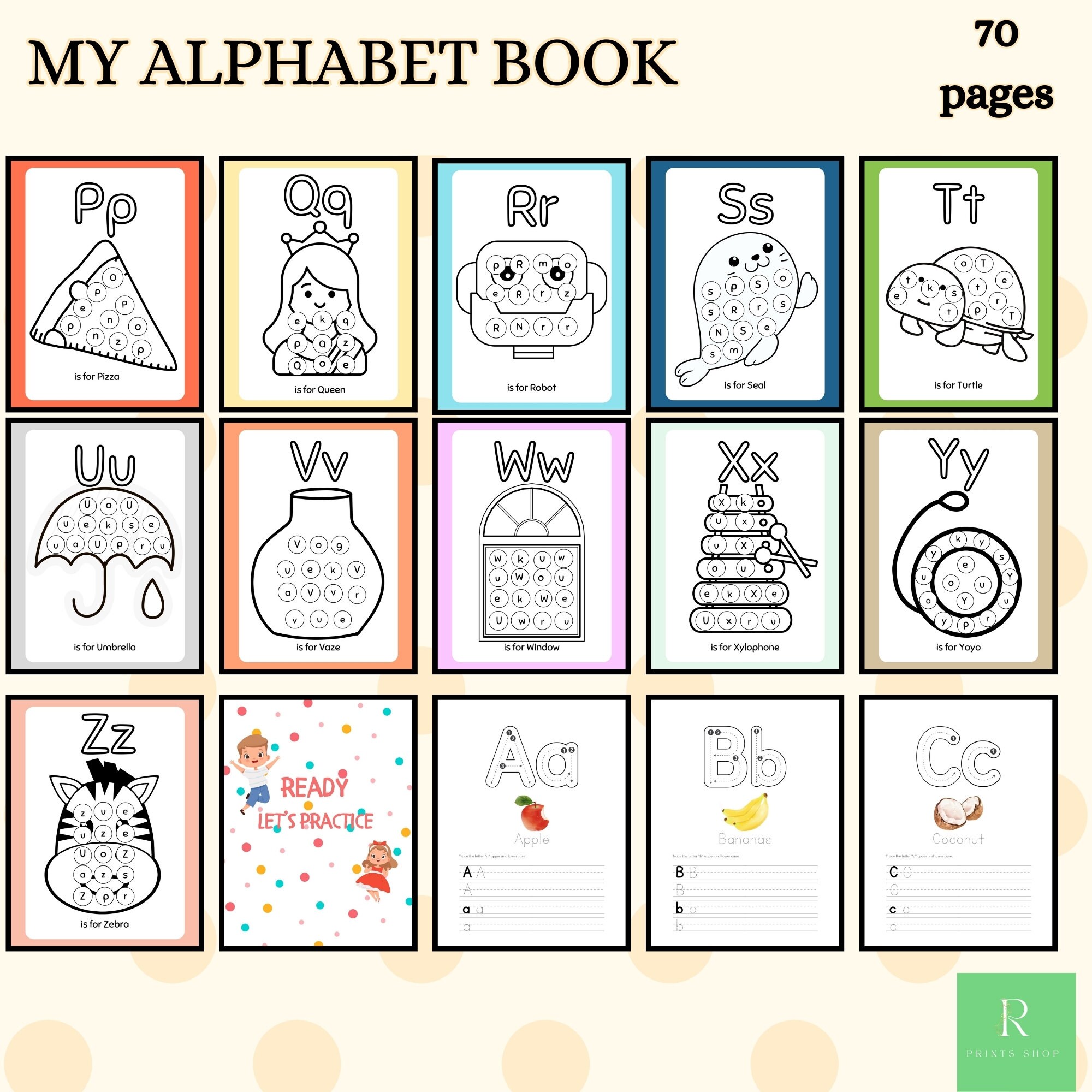 ABC Adventure: Interactive Alphabet Workbook for Kids Preschool ...