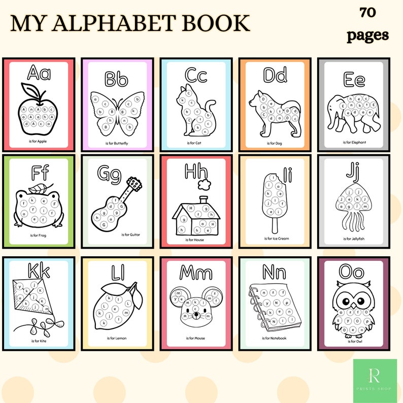 ABC Adventure: Interactive Alphabet Workbook for Kids - Preschool ...