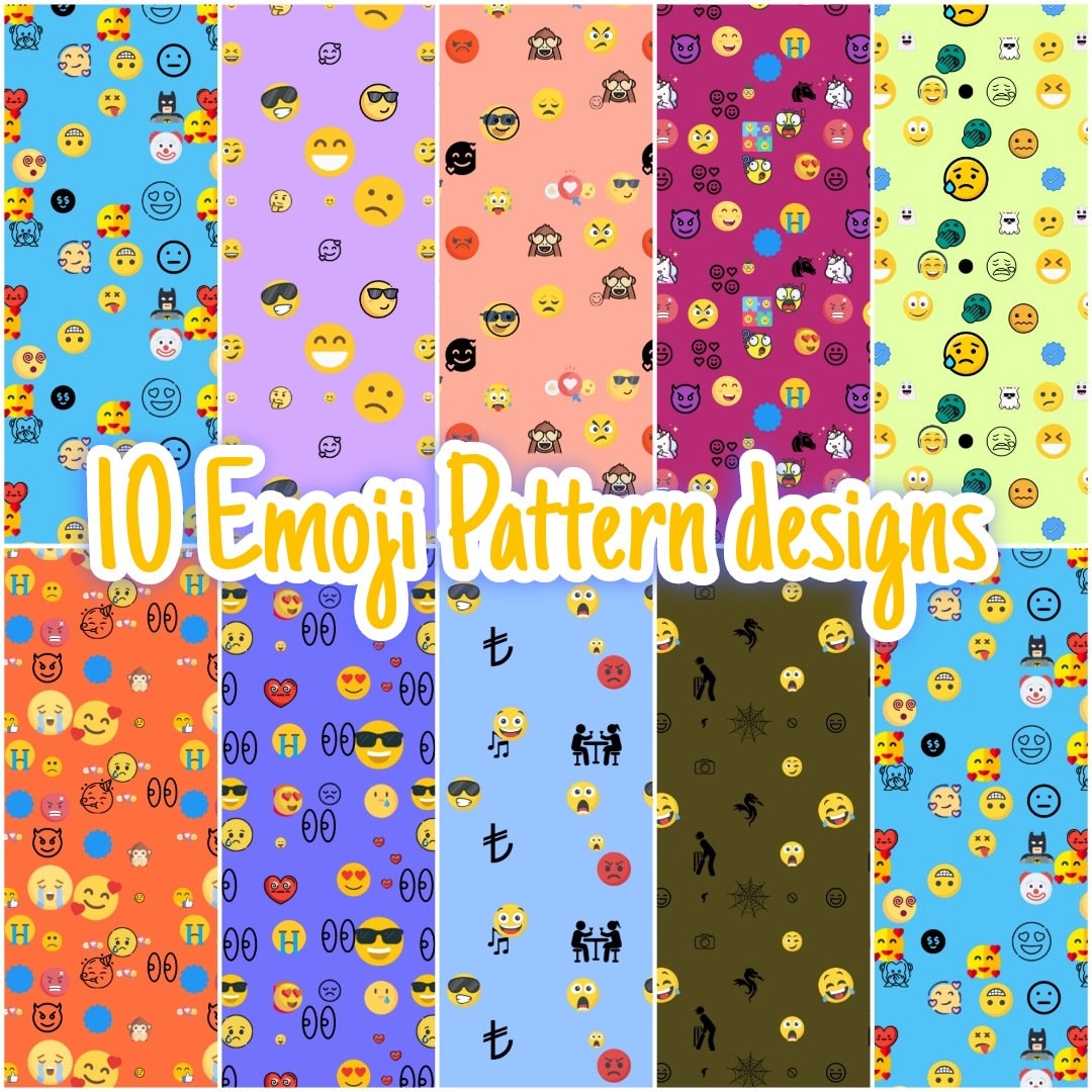 10 Emojis Designs Emoji SVG, Smiley Face SVG, Happy Face Svg, Emoji ...