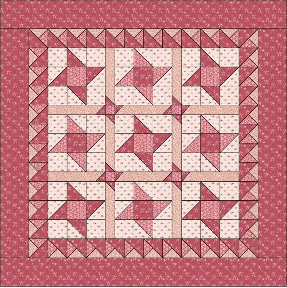 Friendship Star Mini Quilt Pattern - Etsy