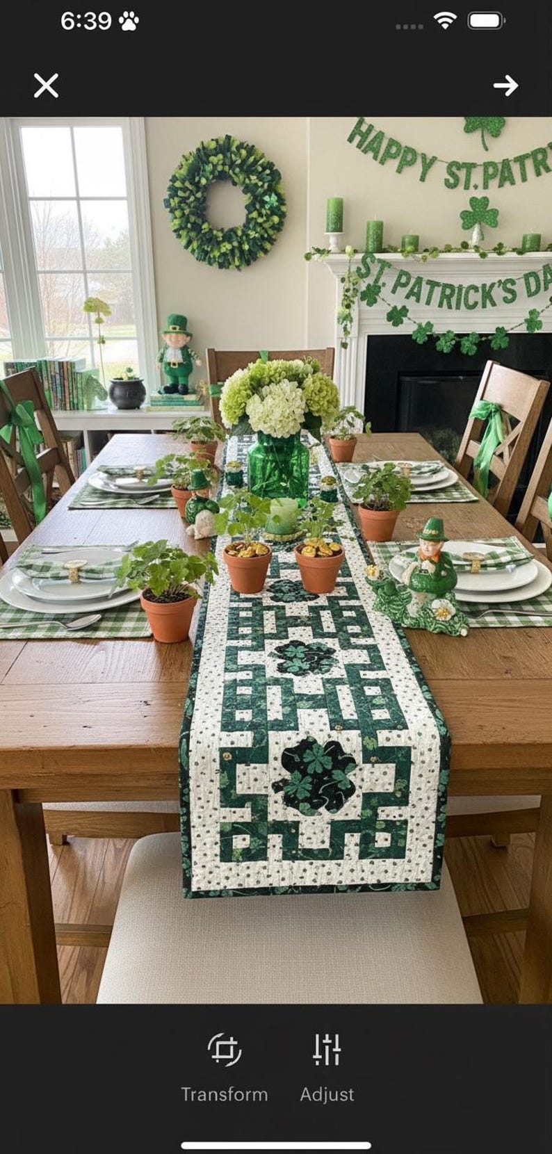 Emerald Isle Table Runner Quilt Pattern, PDF DOWNLOAD - Etsy