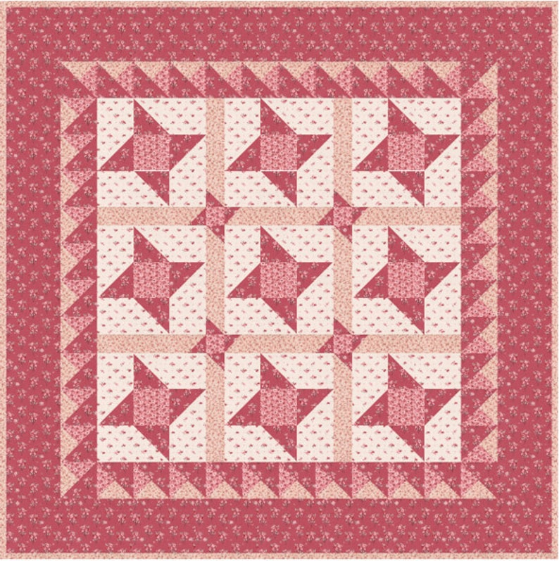 Friendship Star Mini Quilt Pattern - Etsy